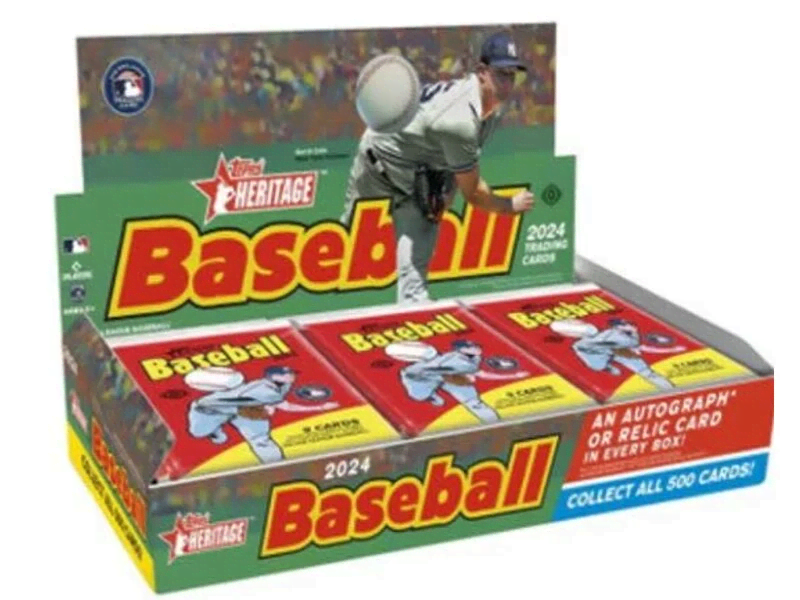 2024 Topps Heritage Hobby Box - The Hobby Spot