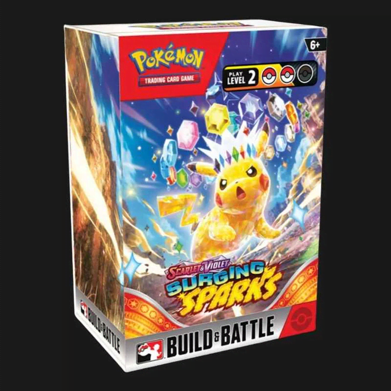 Pokemon Surging Sparks Build and Battle Box - The Hobby Spot