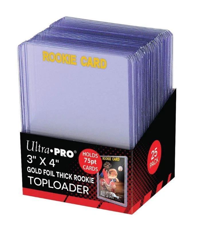 75pt Gold Rookie Top Loader - The Hobby Spot