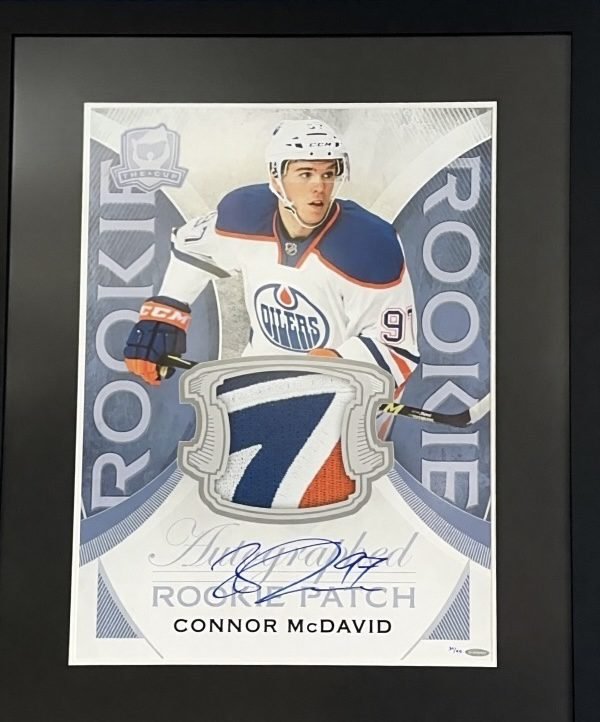 Hobby Spot Exclusive - Connor McDavid Cup RPA Autographed Picture /99 ...